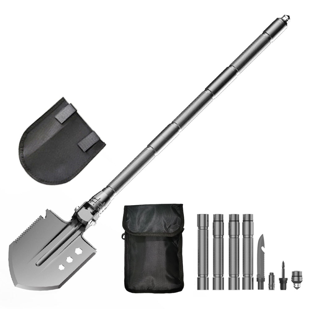 Monikäyttöinen kokoontaitettava lapio - Armeija Shop